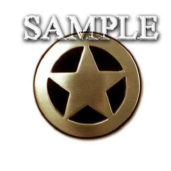 Second Life Marketplace - Zoy Alpha Texture - Metal Star [ Gold ]